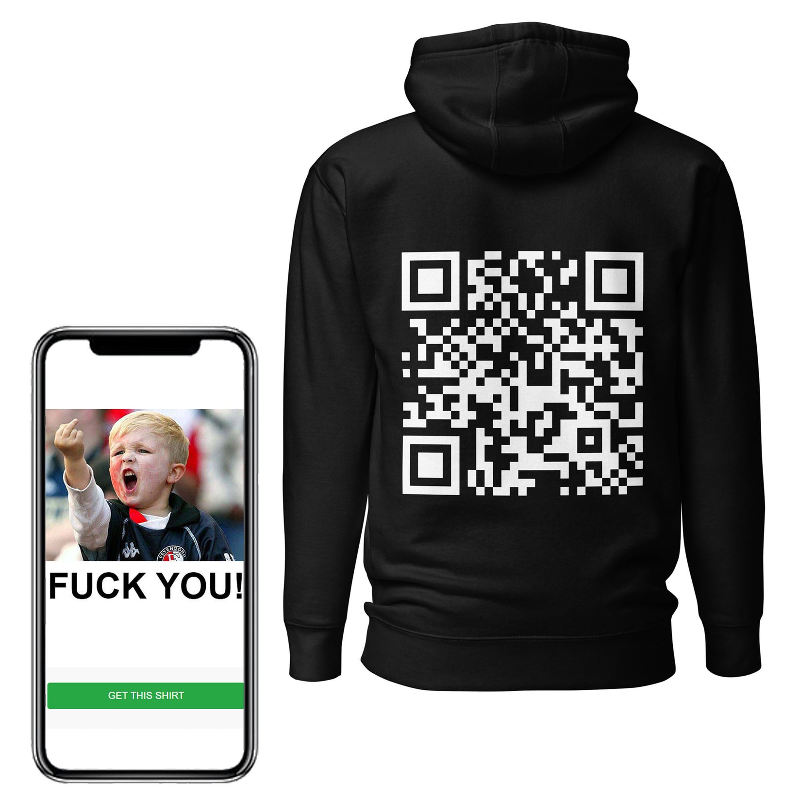 FUCK YOU QR Sweatshirt – petespranks